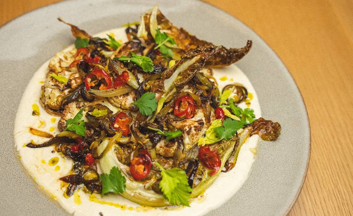 Cauli, Smokey Yoghurt, Tempered onions And Hot Honey - Streamside ...